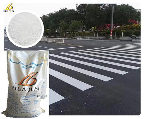 White Yellow Reflective Pavement Thermoplastic Road Marking Coating ...