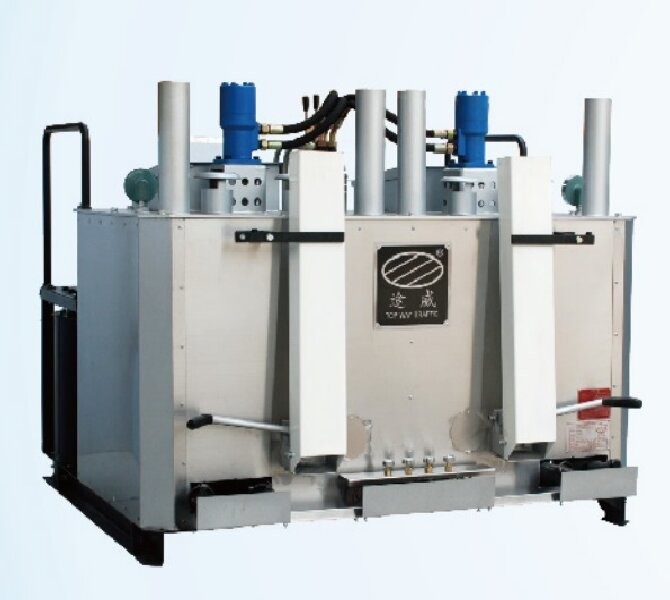 Hydraulic Double Cylinder Thermoplastic Kneading Machine For ...