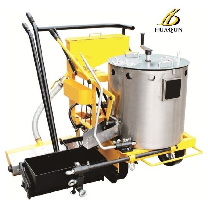 Easy Operate Hand Push Thermoplastic Road Marking Paint Machine Compact ...