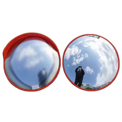High Visibility Outdoor Convex Mirror Plastic Wide Angle Curved Traffic ...