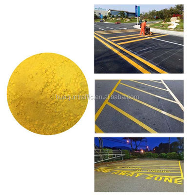 Reflective Thermoplastic Road Marking Paint , High Reflective Road Line ...