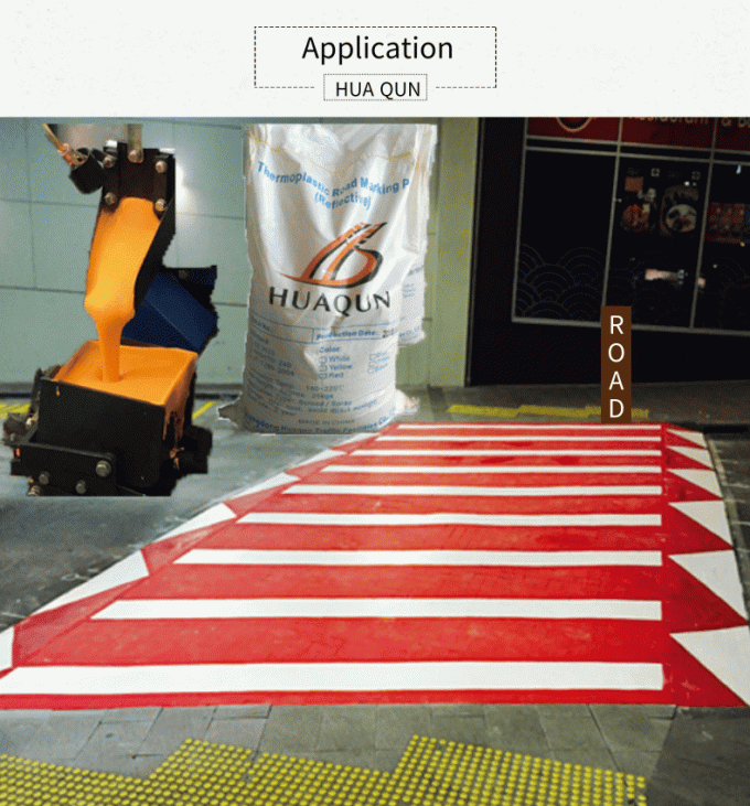 Africa Popular High Reflective Road Line Traffic Marking Thermoplastic ...